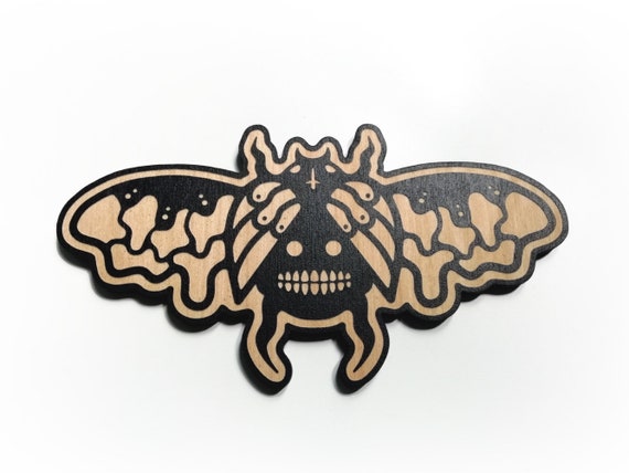 Void Laser Engraved Wooden Beetle / Insect / Bug / Cryptid / | Etsy