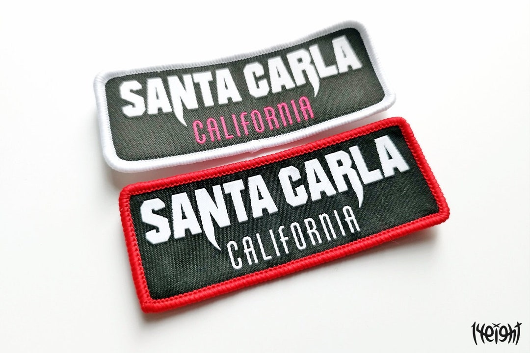 Santa Carla Woven Horror Movie Patch / Vampire Bat Embroidered / Goth ...