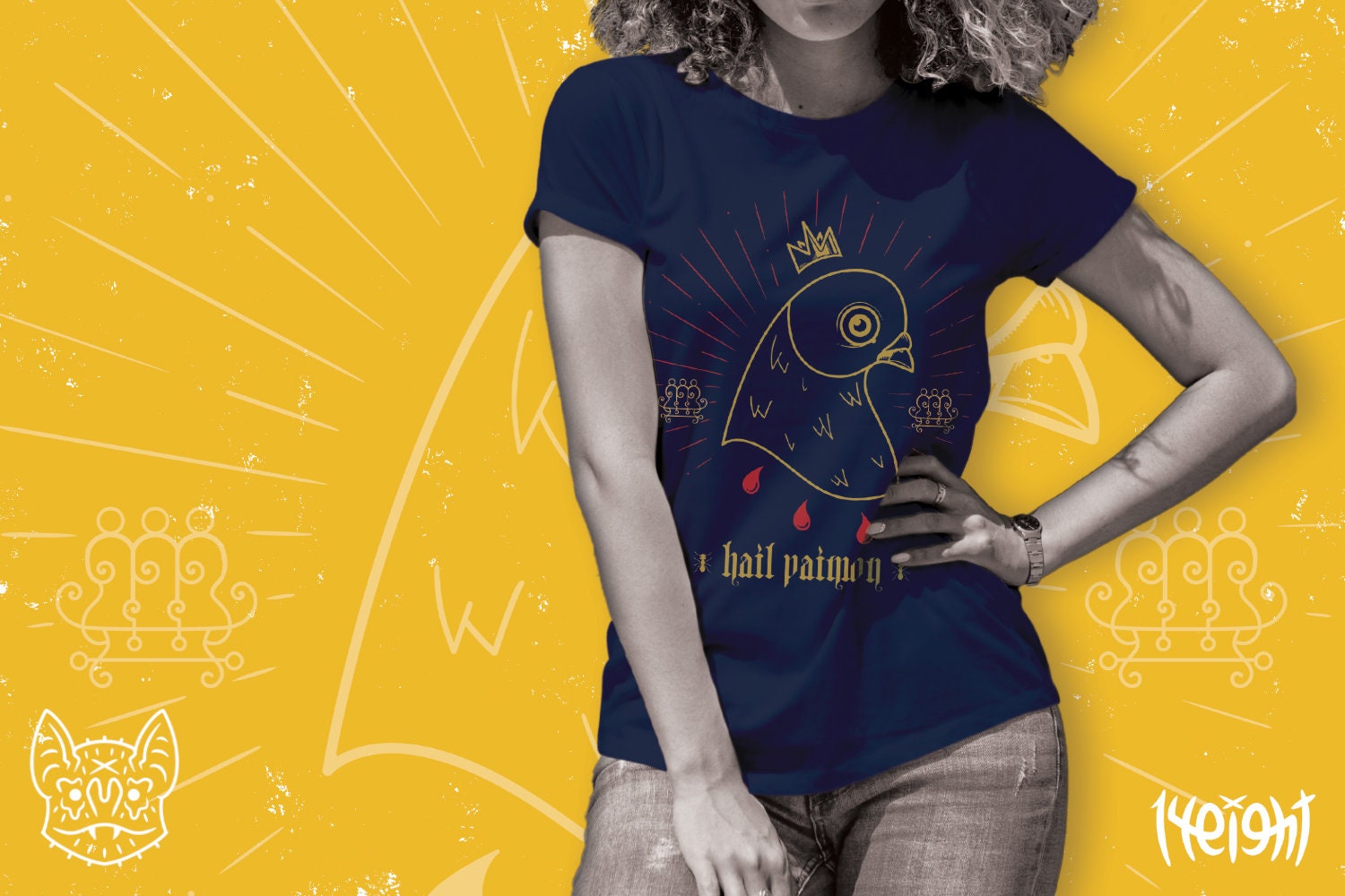 Hail Paimon Horror T-shirt / Demon / Demonology / Occult - Etsy