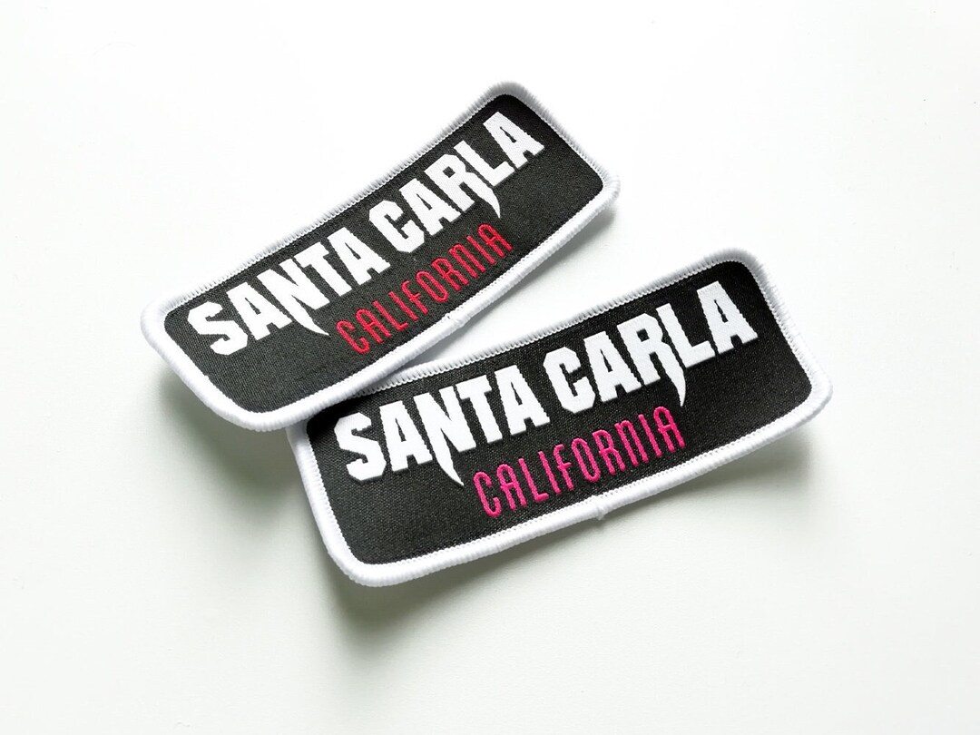 Santa Carla Woven Horror Movie Patch / Vampire Bat Embroidered / Goth ...