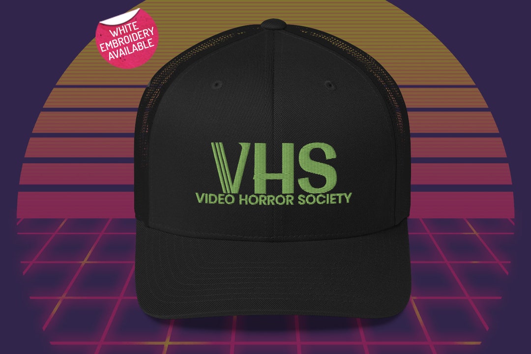 Video Horror Society VHS Trucker Hat Retro Mesh Baseball Cap ...