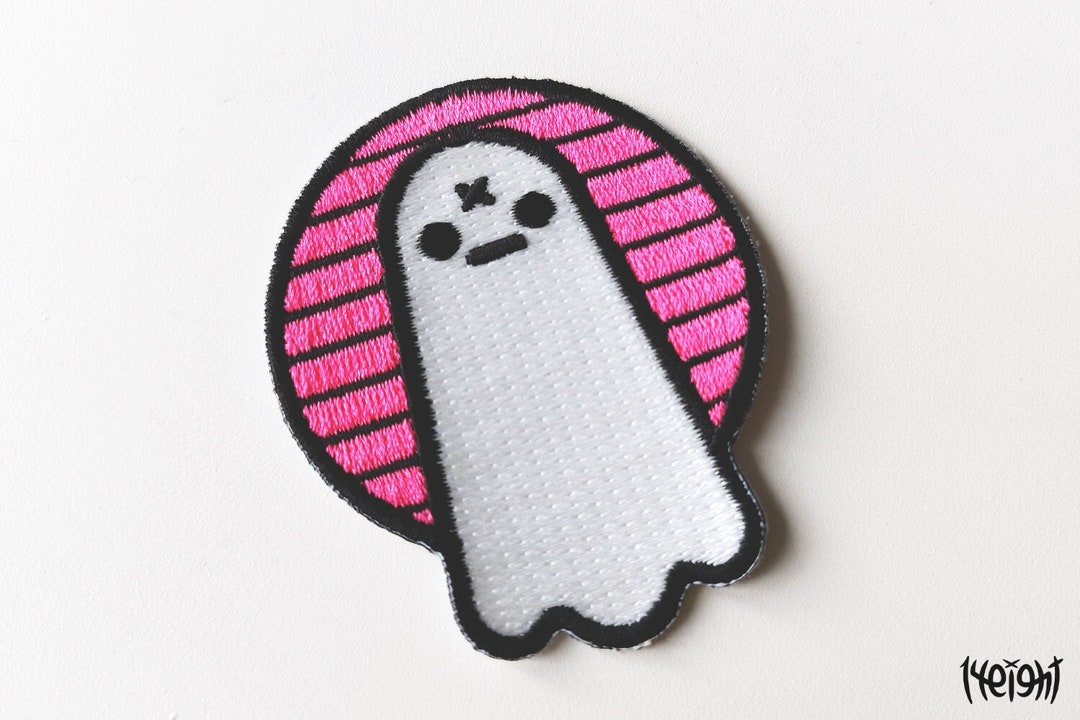 Hot Ghoul Summer - Embroidered Ghost Patch / Glow in the Dark / Pastel ...