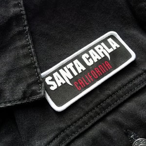 Santa Carla Woven Horror Movie Patch / Vampire Bat Embroidered / Goth ...
