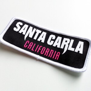 Santa Carla Woven Horror Movie Patch / Vampire Bat Embroidered / Goth ...