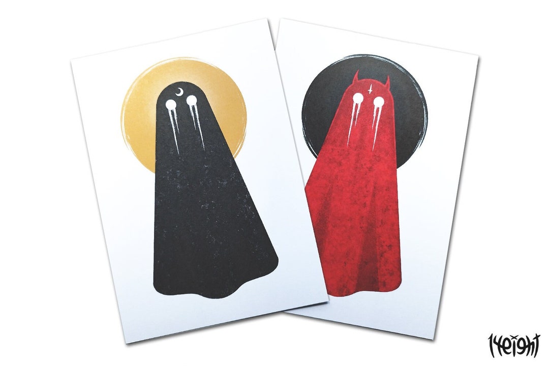 Phantom - A5 Ghost Art Print / Spooky Wall Art / Halloween Print ...