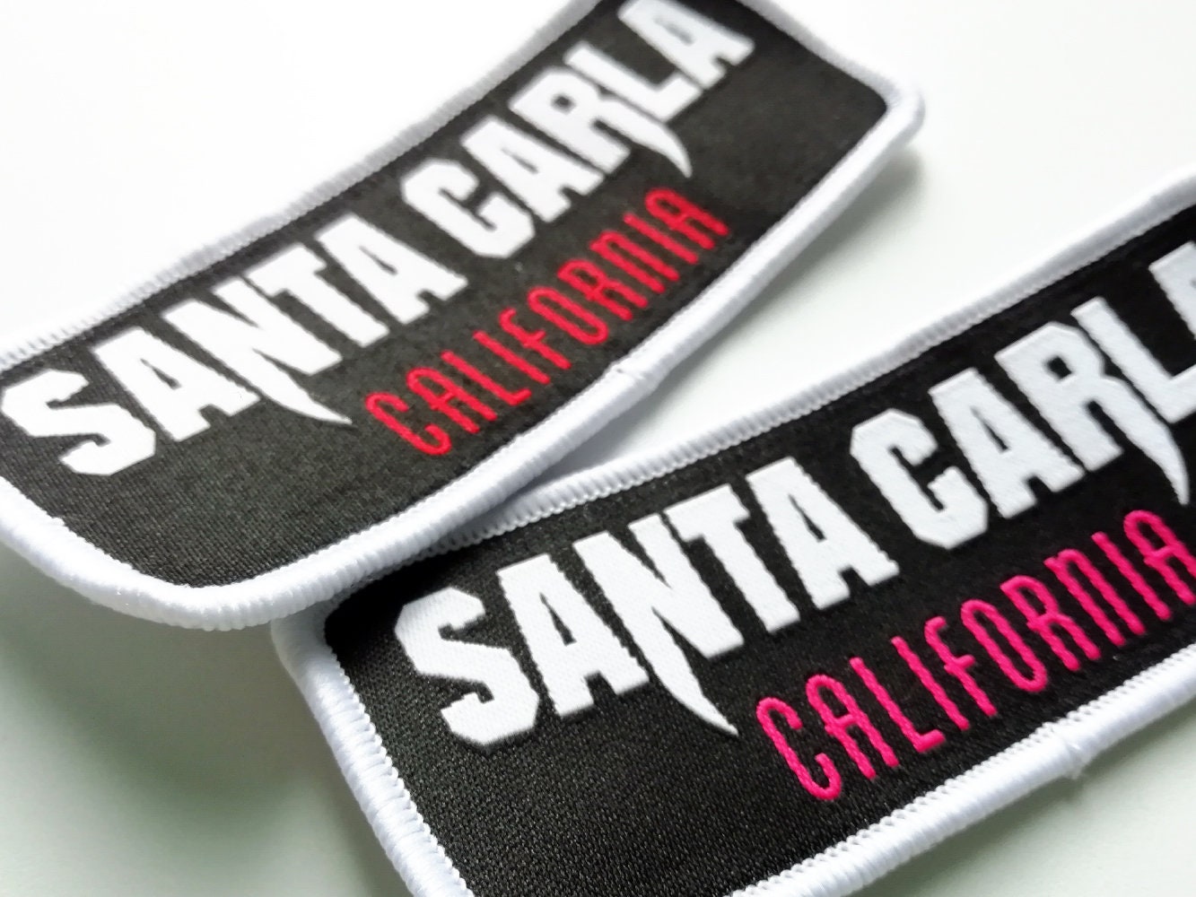 Santa Carla Woven Horror Movie Patch / Vampire Bat Embroidered - Etsy