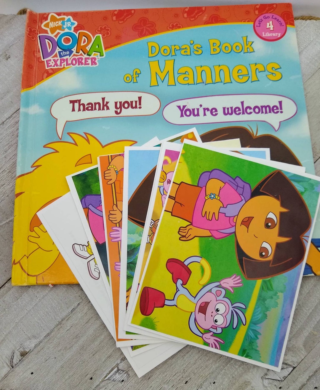Buy Dora the Explorer Manners Storybook Repurposed Into Blank Greeting ...