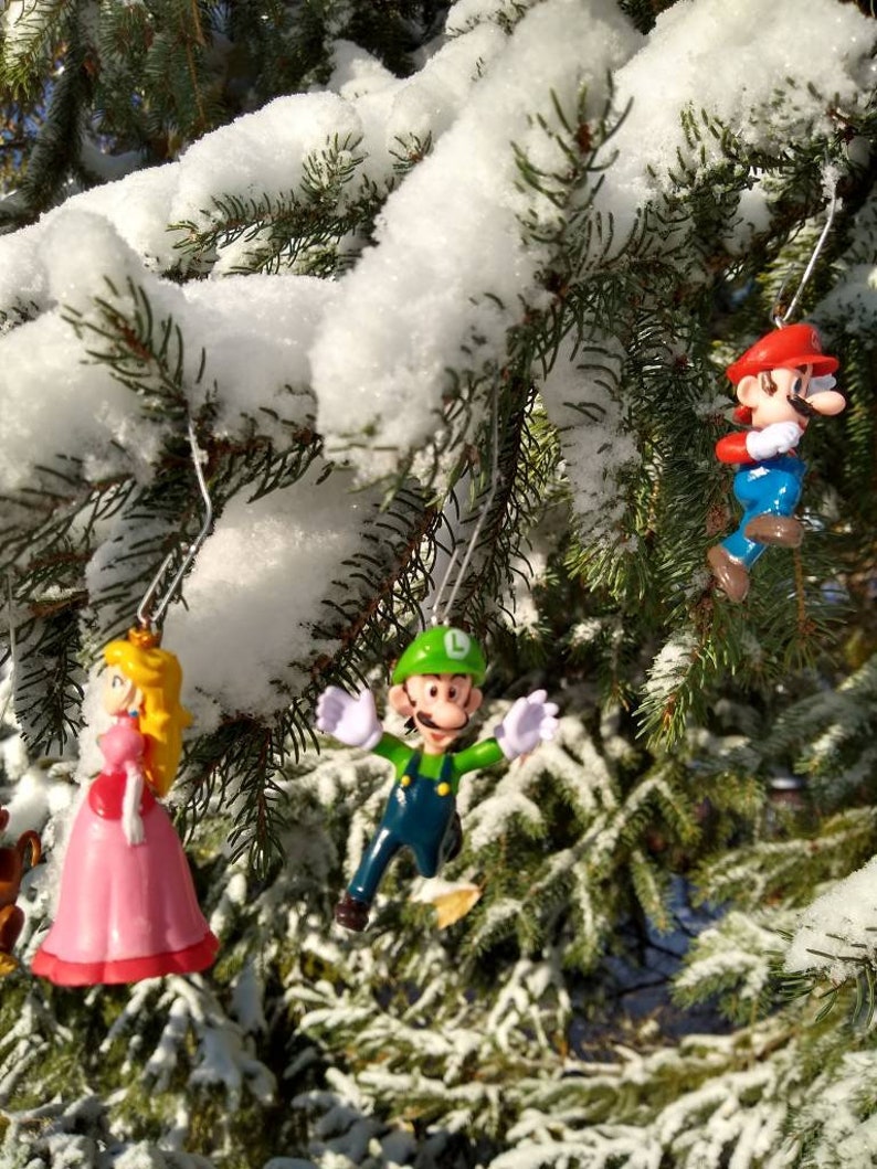 Super Mario and Luigi Set of Christmas Holiday Tree - Etsy