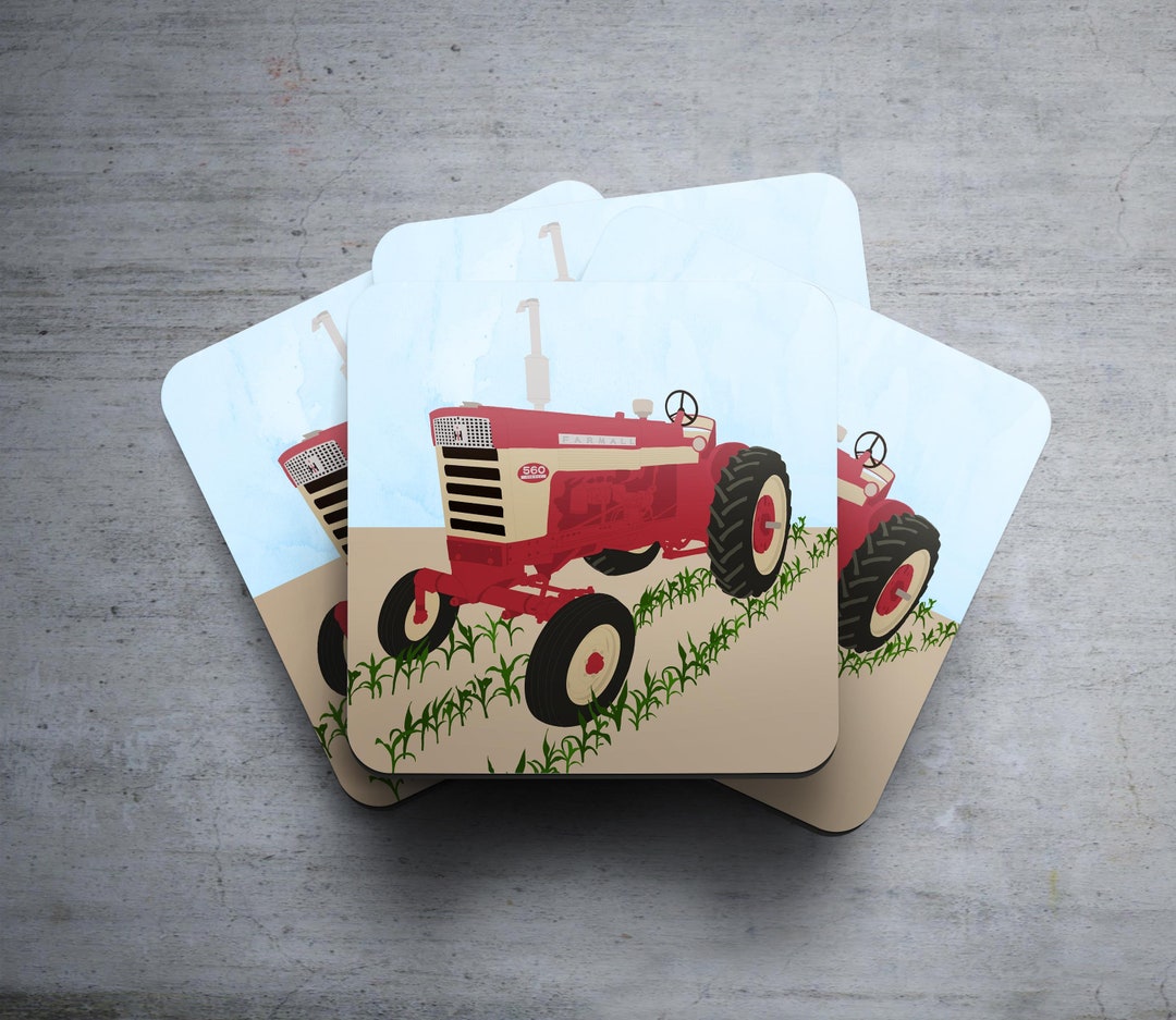 Family Farm Coasters Farmer Gift Farm Coasters Tractor Gift Farmer ...