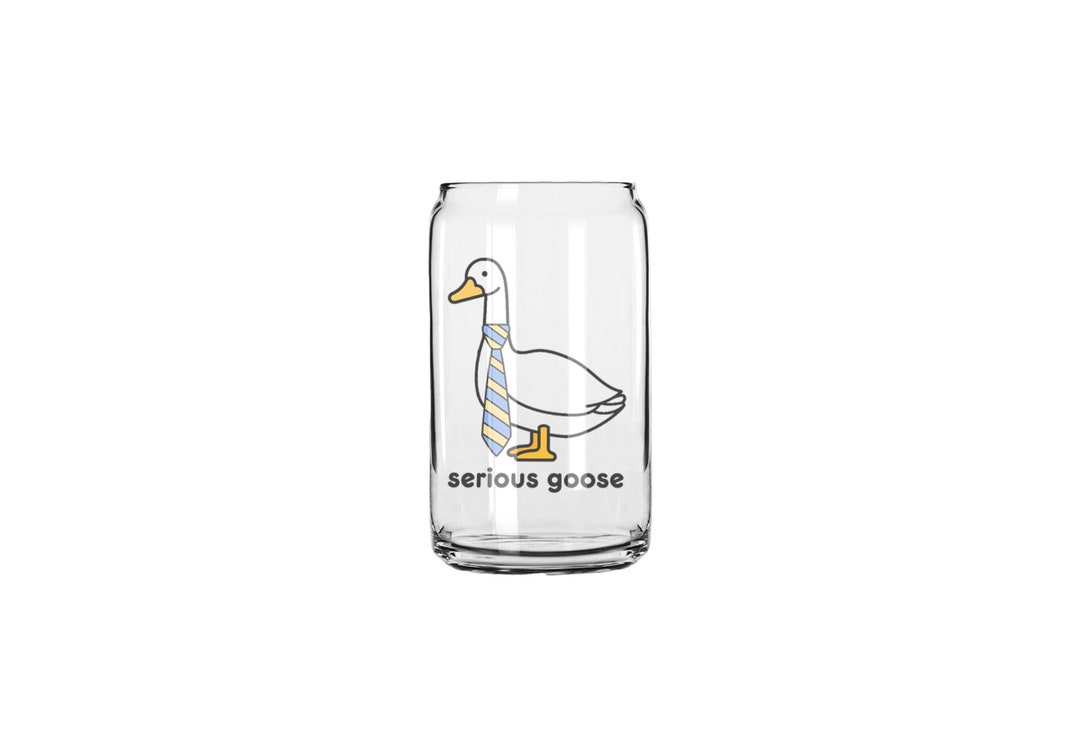 Goose Bumps Glass Can Silly Goose Iced Coffee Funny Gift Cup Funny Iced ...