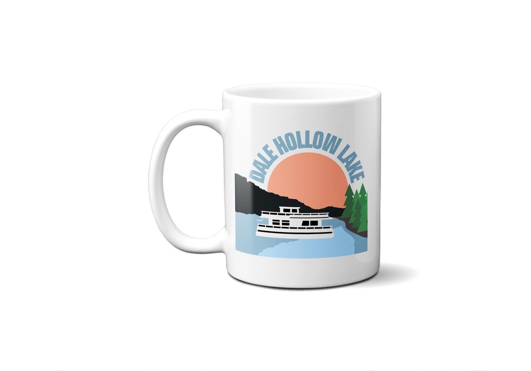 Dale Hollow Lake Houseboat Mug | DHL Mug | Dale Hollow Mug | Houseboat ...