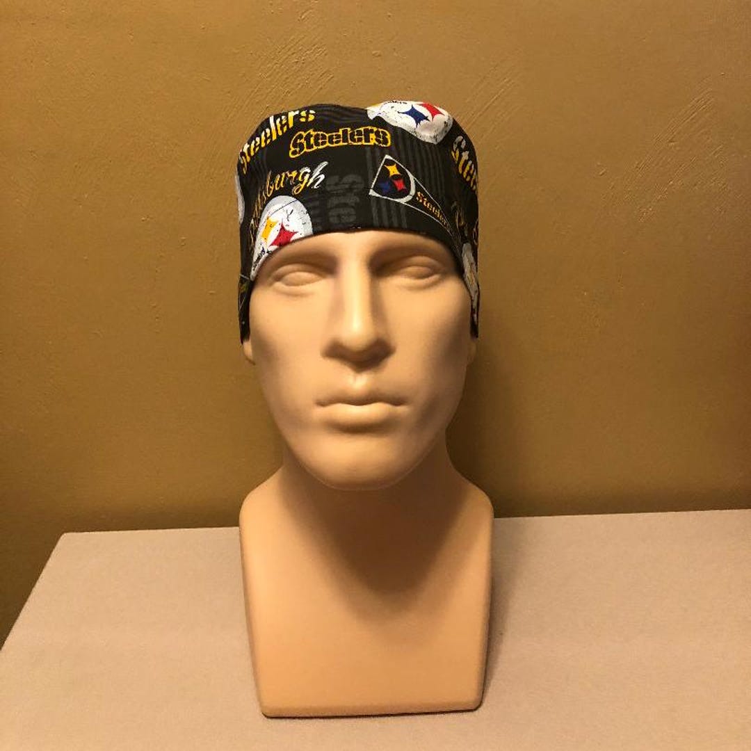Steelers Elastic Back Hat - Etsy