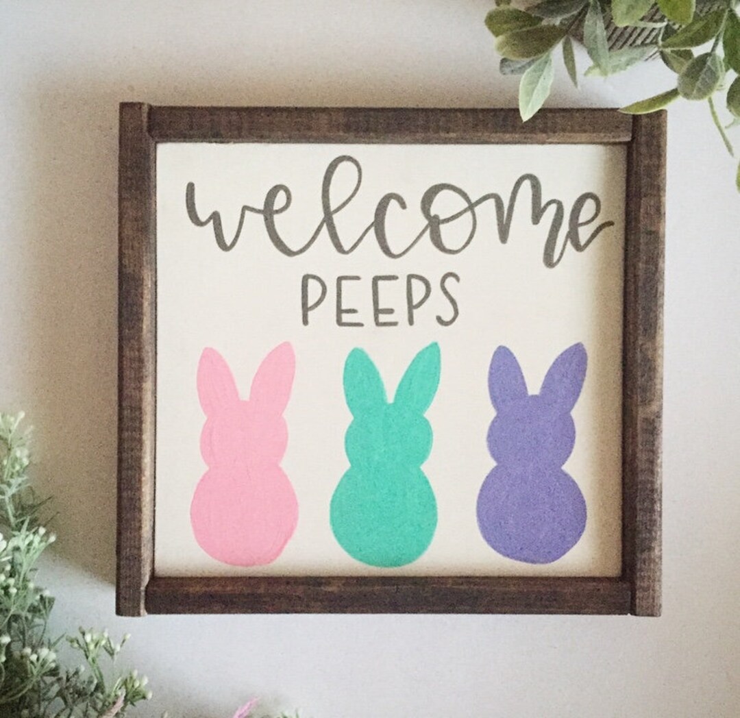 Welcome Peeps - Etsy