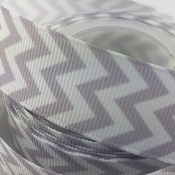 Gray Chevron Ribbon - Etsy
