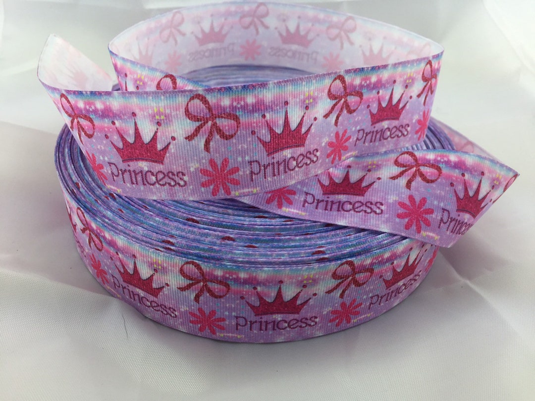 Princess Grosgrain Ribbons, Crown Ribbons, Royalty Ribbons, Princess ...