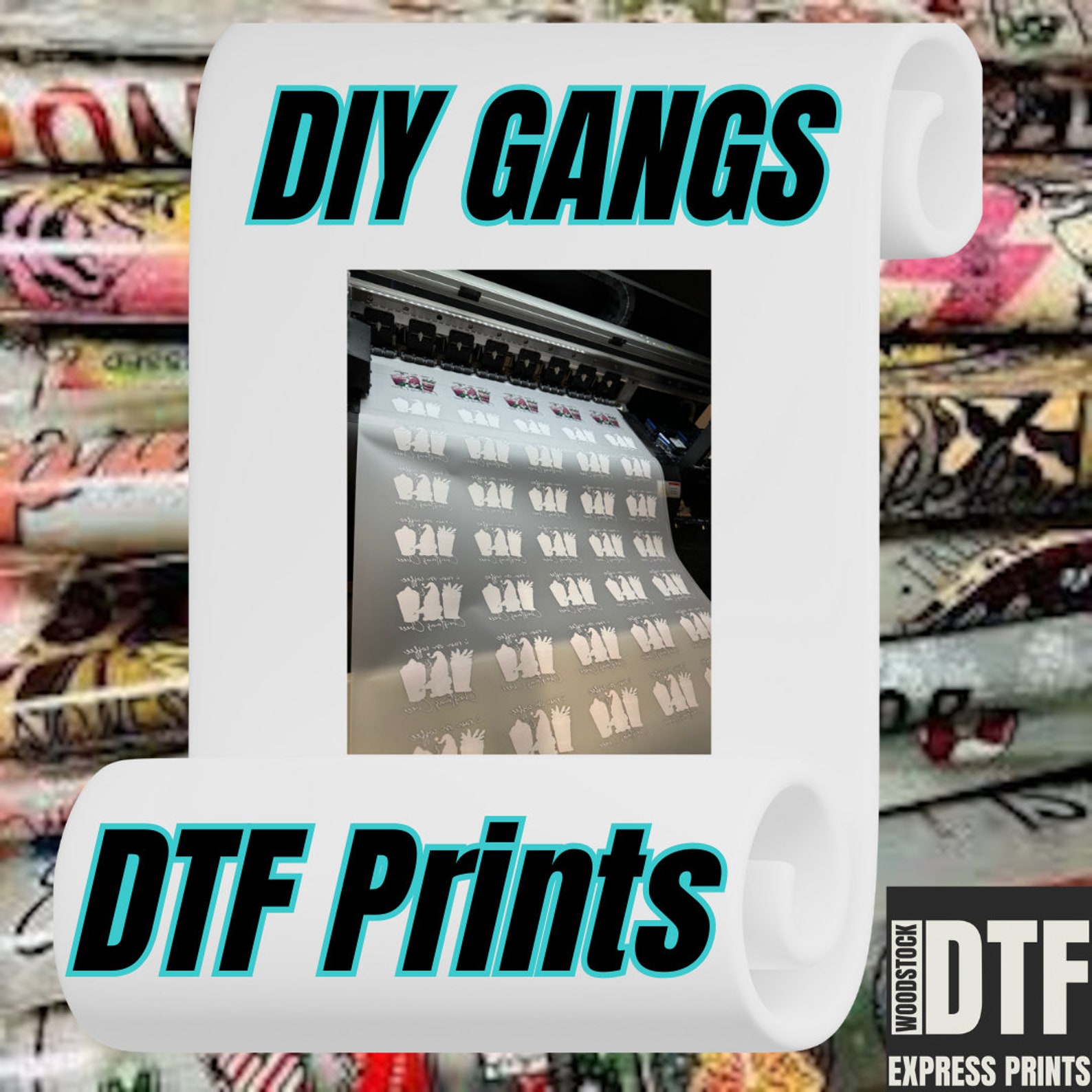 DIY Build Your Own DTF Direct to Film Heat Transfers Custom Shirts Transfers Gang Sheet DTF ...