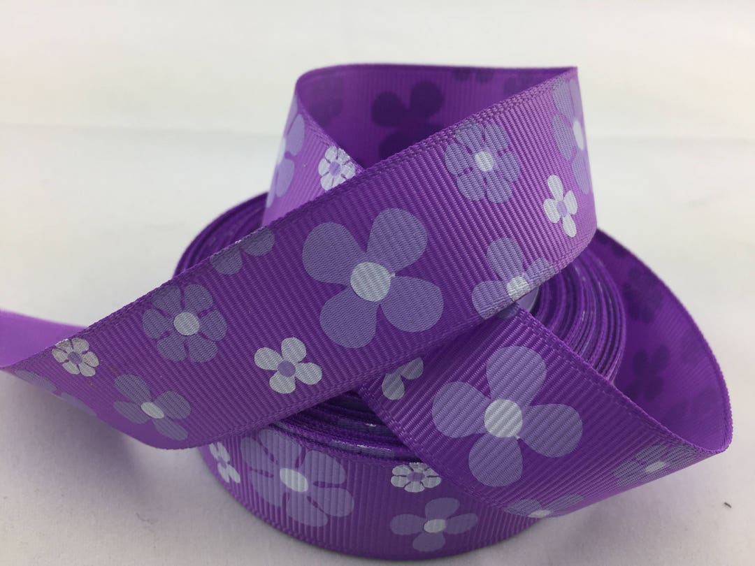 Daisy Ribbons, Gerber Daisy Ribbons, Grosgiain Ribbons, Floral Ribbons ...