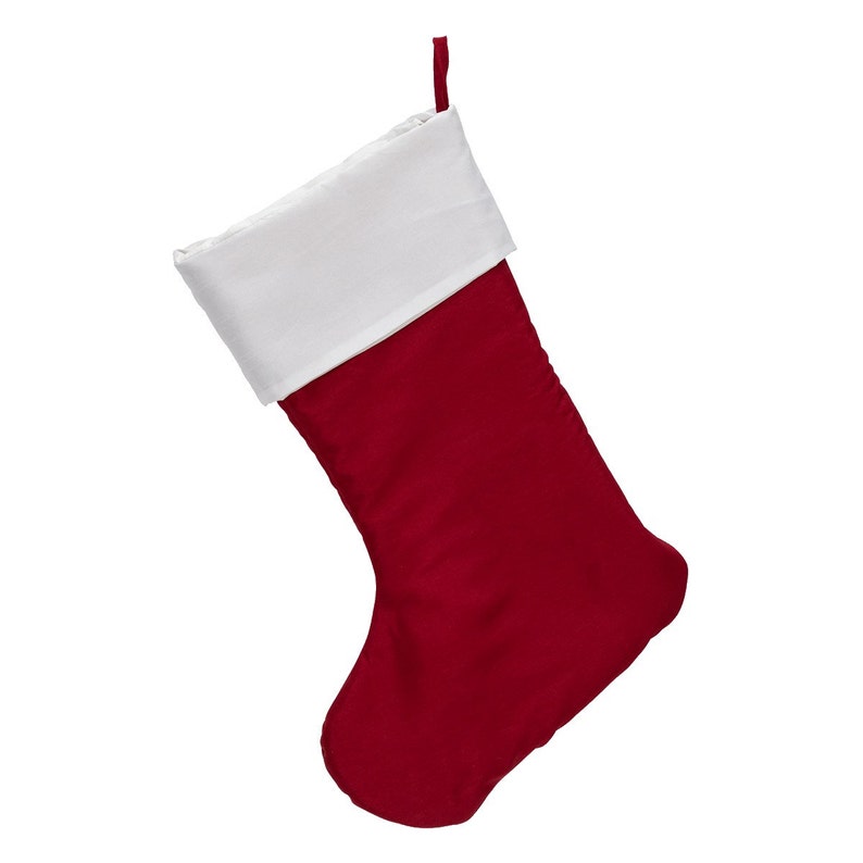 Blank Christmas Stocking available in some fun colours your | Etsy