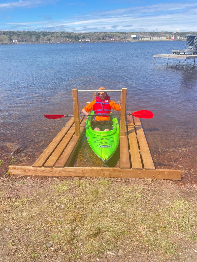 Kayak Launch Dock - Drawing and Material List - Etsy