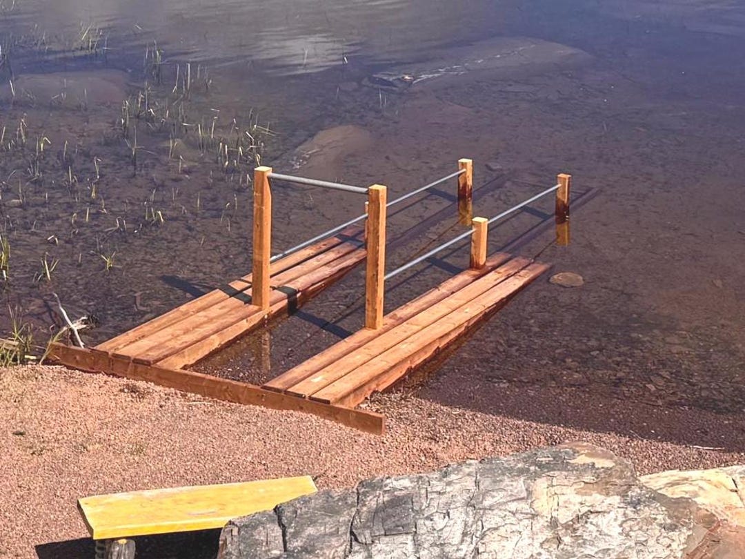 Kayak Launch Dock - Drawing and Material List - Etsy