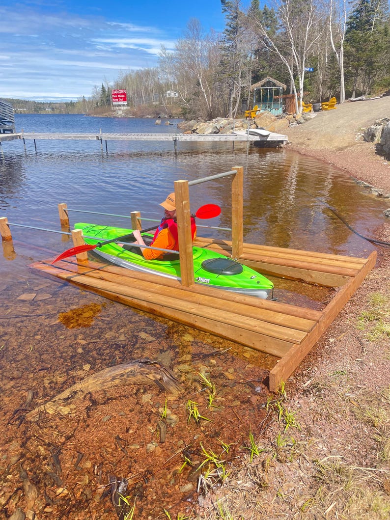 Kayak Launch Dock - Drawing and Material List - Etsy