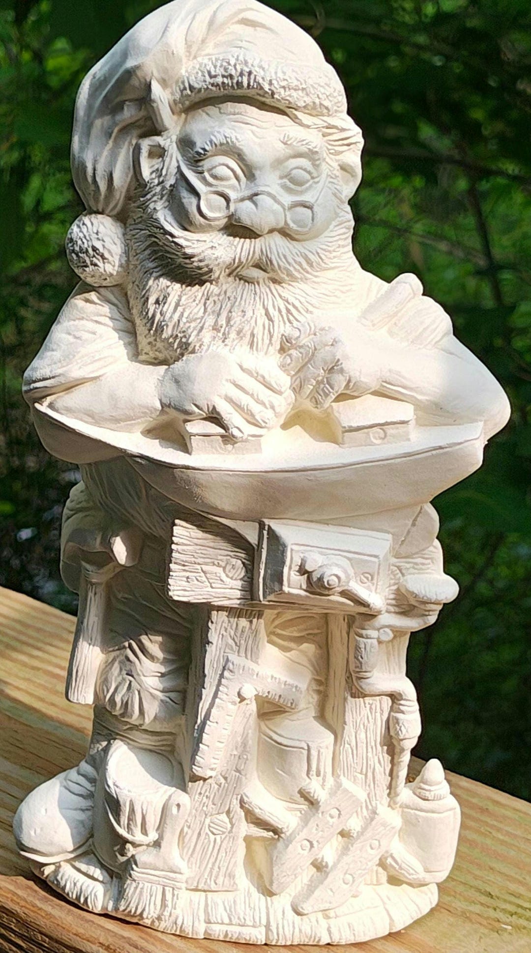 Construction Santa Bisque - Etsy