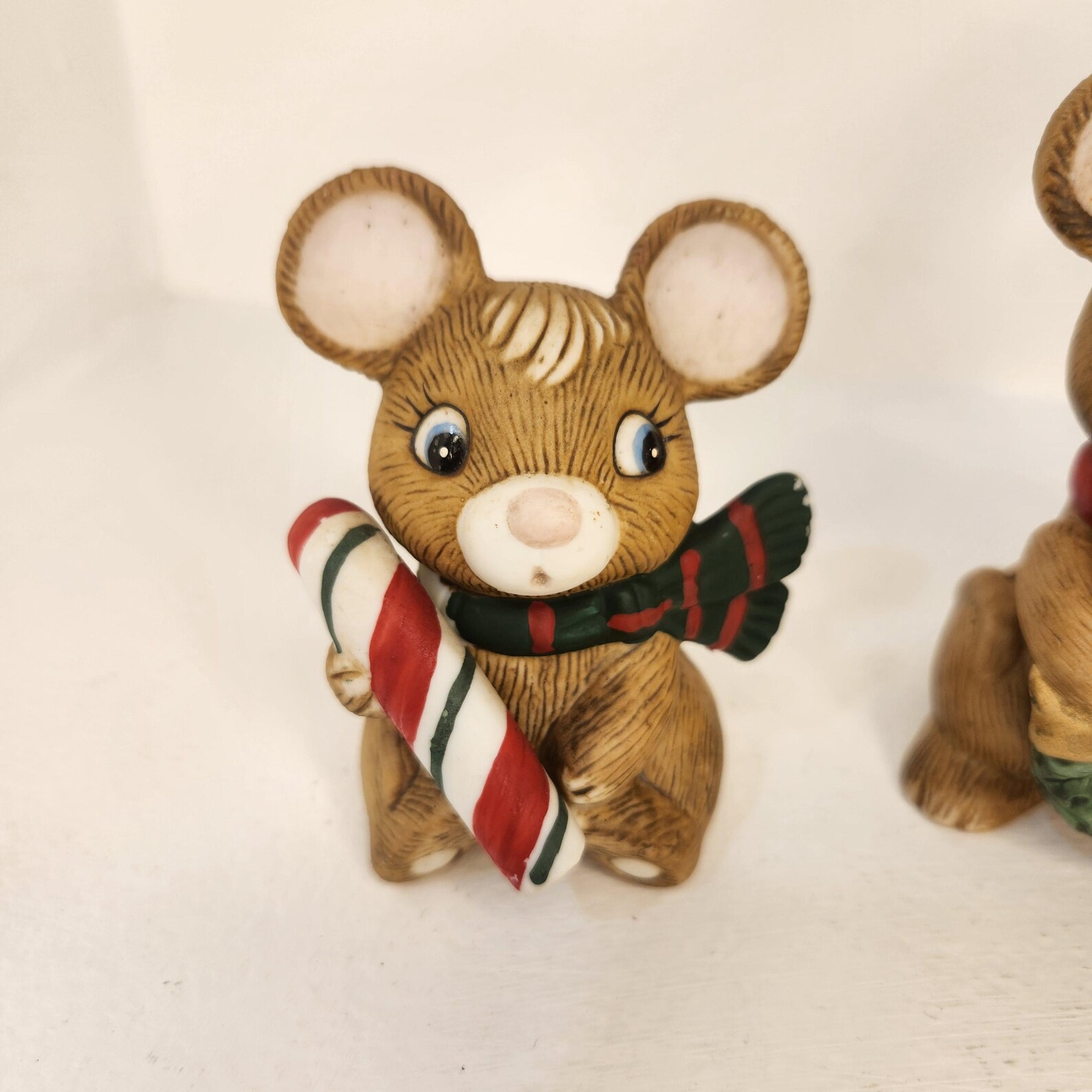 Vintage Homco Christmas Mice Set of Three. Mouse With Candy Cane Mouse ...