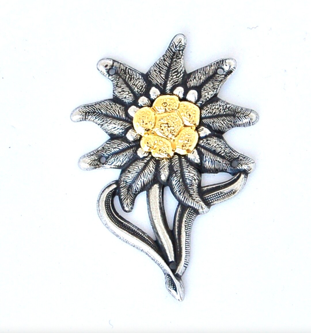 Edelweiss Flower Cap - Pin - Etsy