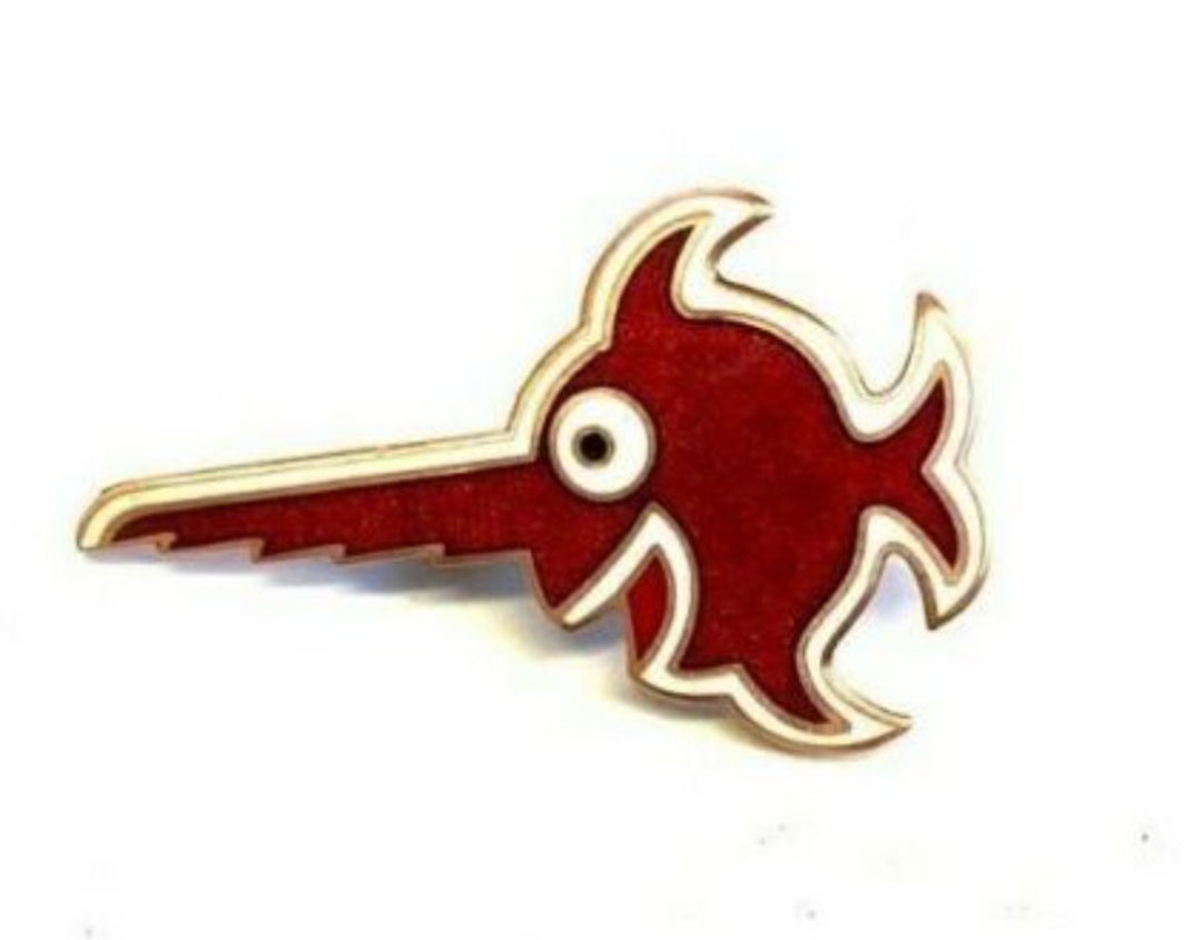 German U-boat Badge - Red Laughing Swordfish - U-96 Submarine - Etsy