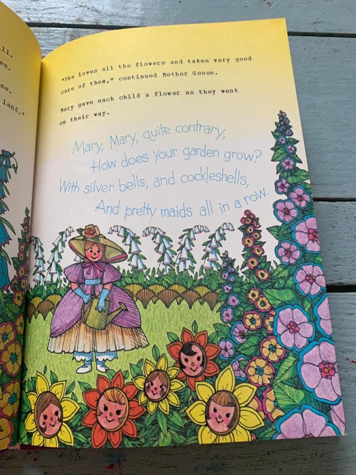 My Adventure in Mother Goose Land 1974 | Etsy