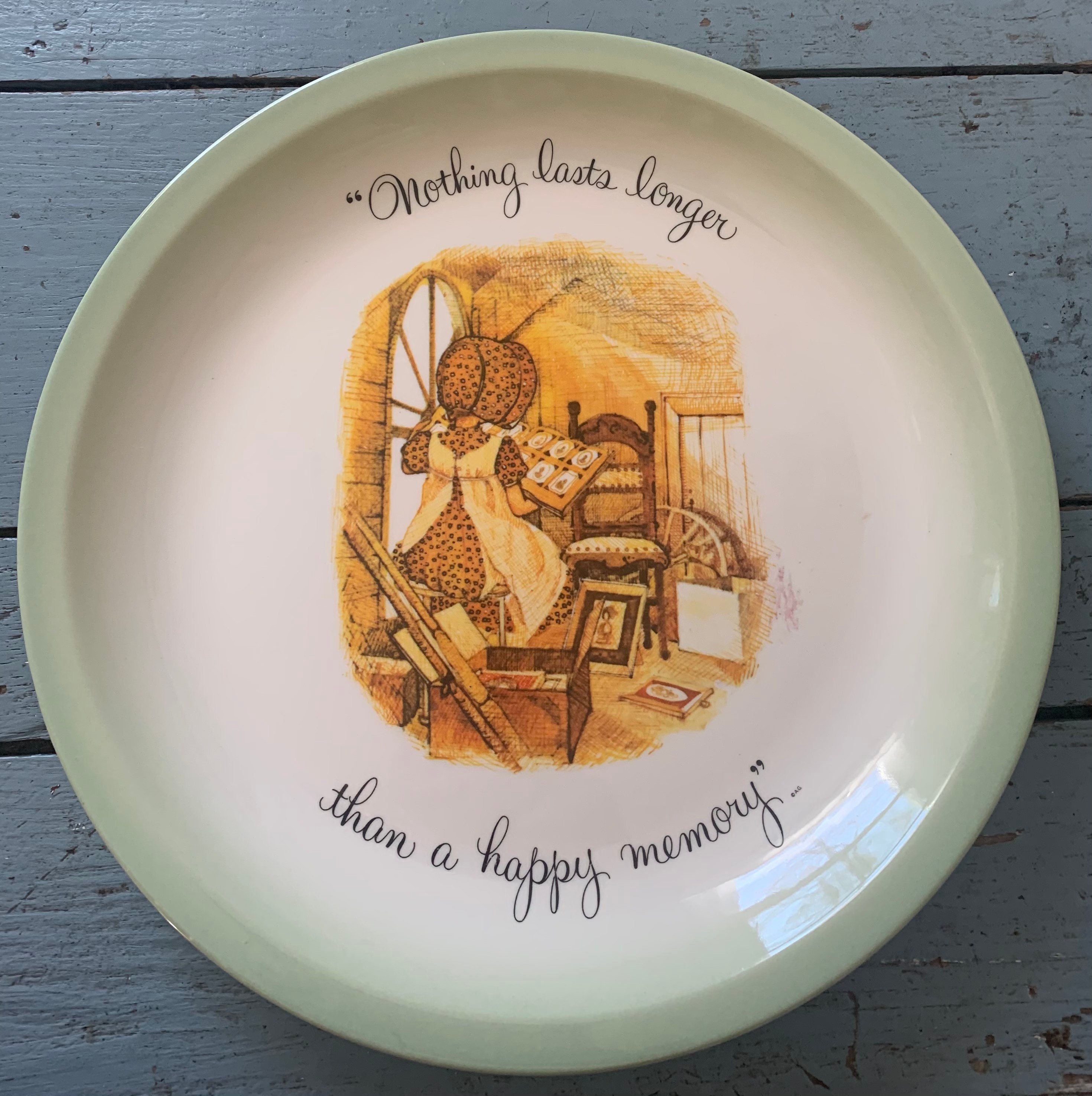 Vintage Collectible Holly Hobbie Plate Art & Collectibles Collectible ...