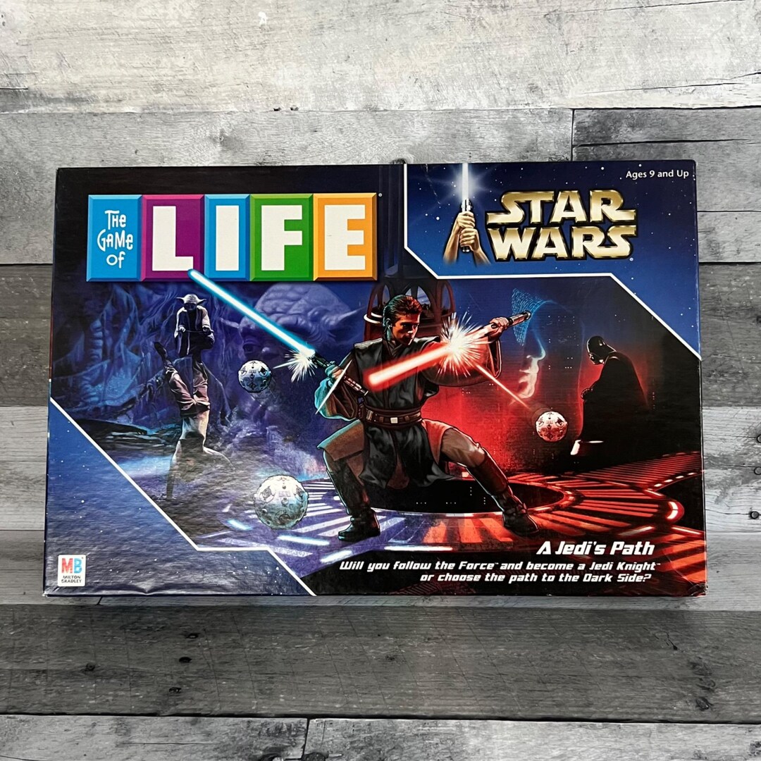 The Game of Life Star Wars A Jedi Path Board Game 100% Complete 1026 - Etsy
