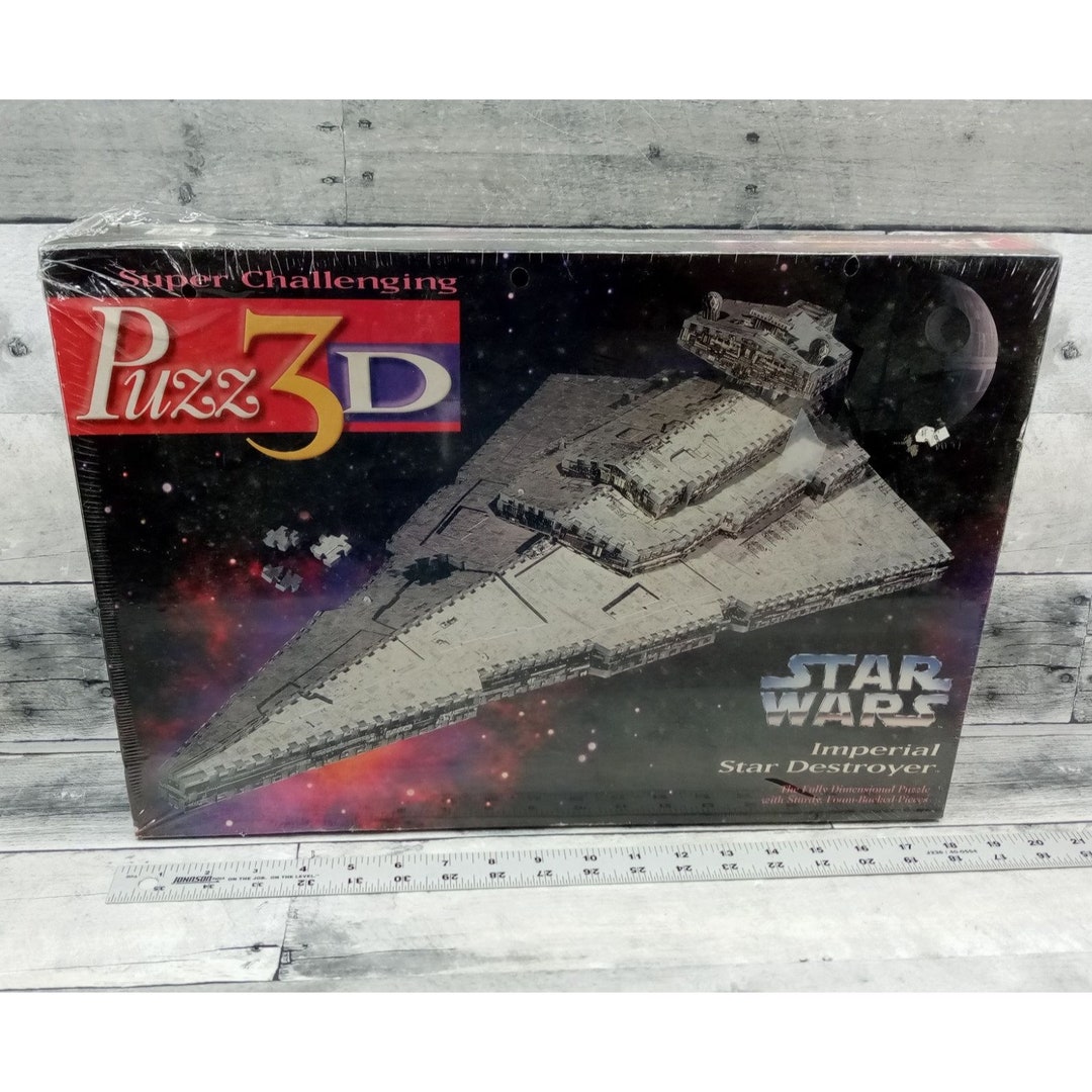 Star Wars Imperial Star Destroyer 1996 Puzz 3D New in Unopened Box 823 ...