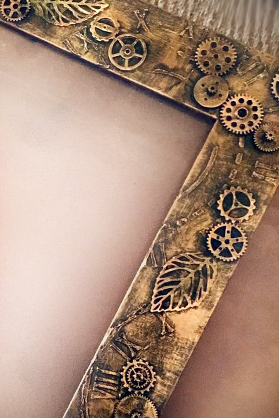 Steampunk Picture Frame INDUSTRIAL Steampunk Photo Frame | Etsy