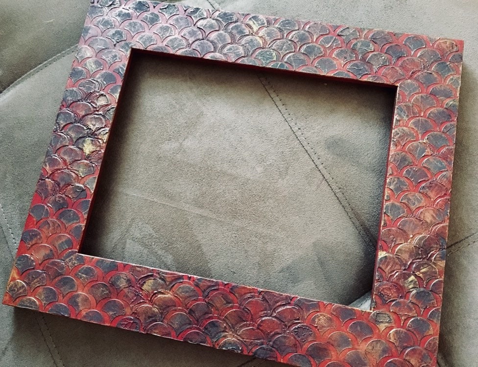 Dragon Picture Frame Dragon Gift Steampunk Dragon Scale - Etsy India