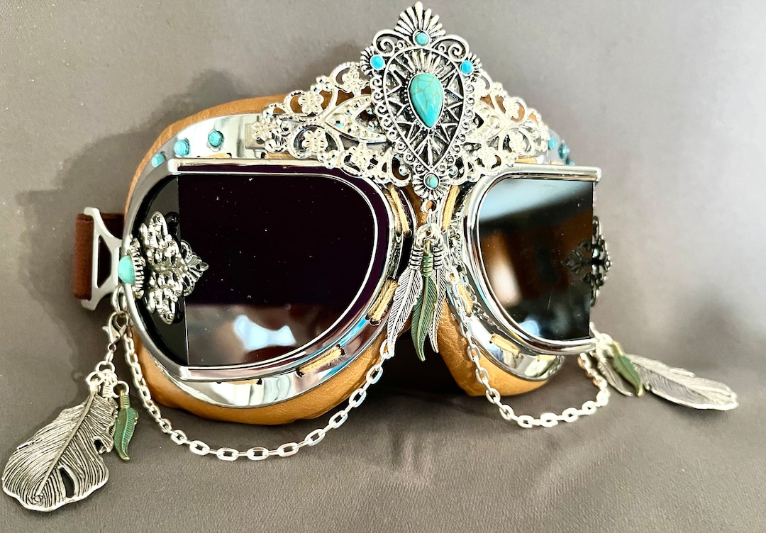 Ready-to-ship Western Style Goggles | Playa Dust Goggles | American ...