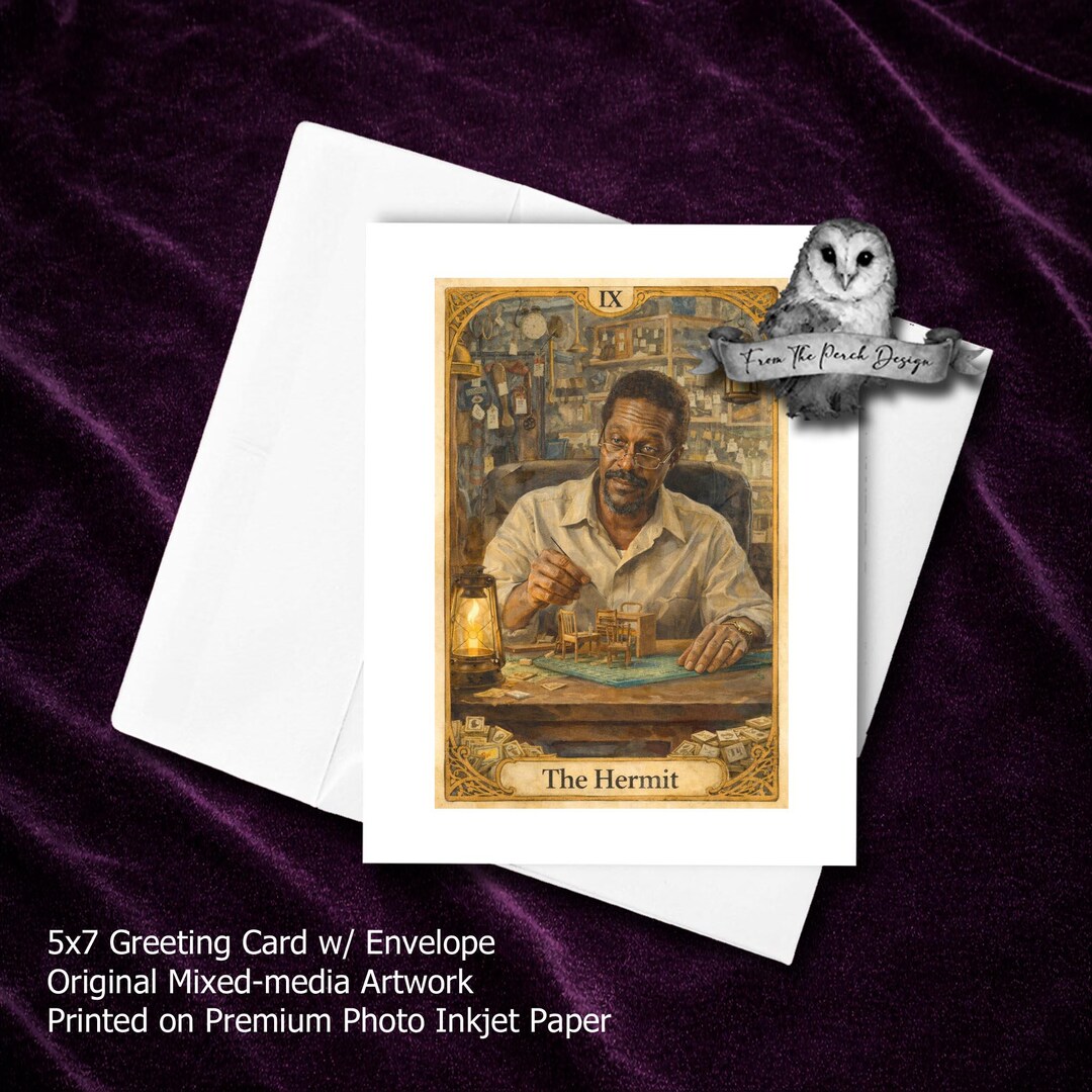 Lester Freamon Tarot Card - the Wire Greeting Card - Detective Freamon ...