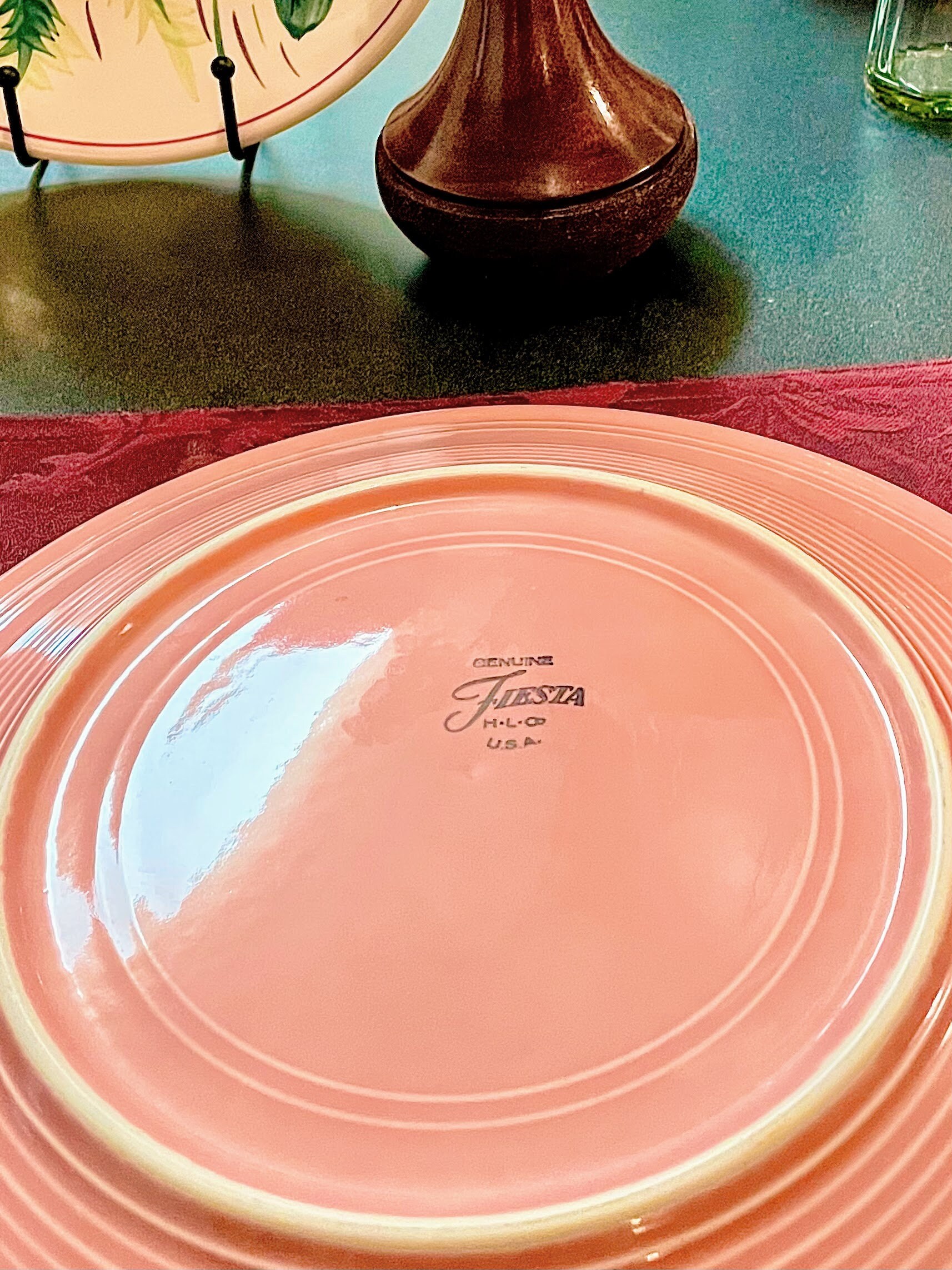 FIESTAWARE Serving Dishes in Popular ROSE/PINK One Owner Pieces in Like ...