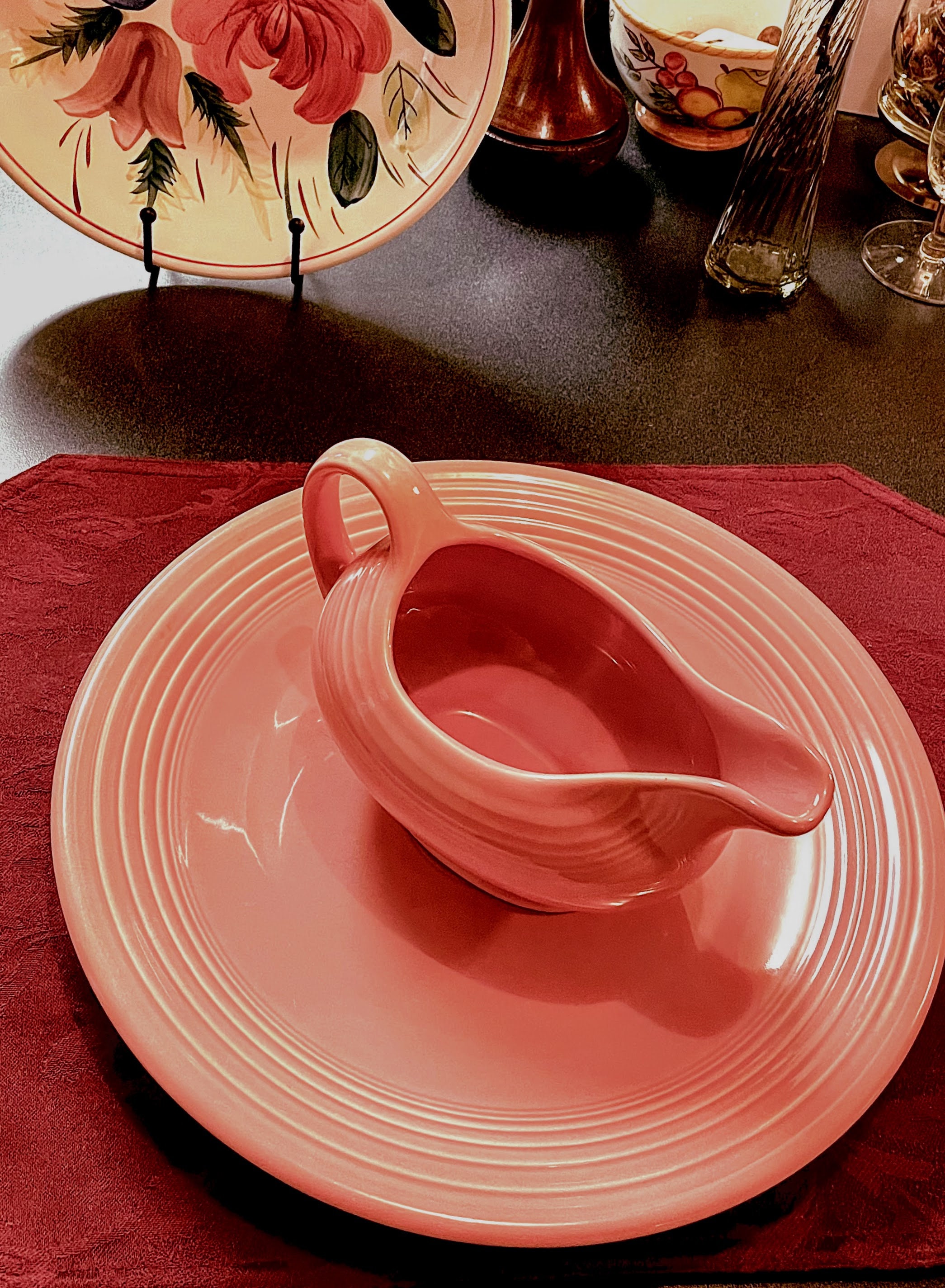 FIESTAWARE Serving Dishes in Popular ROSE/PINK One Owner Pieces in Like ...