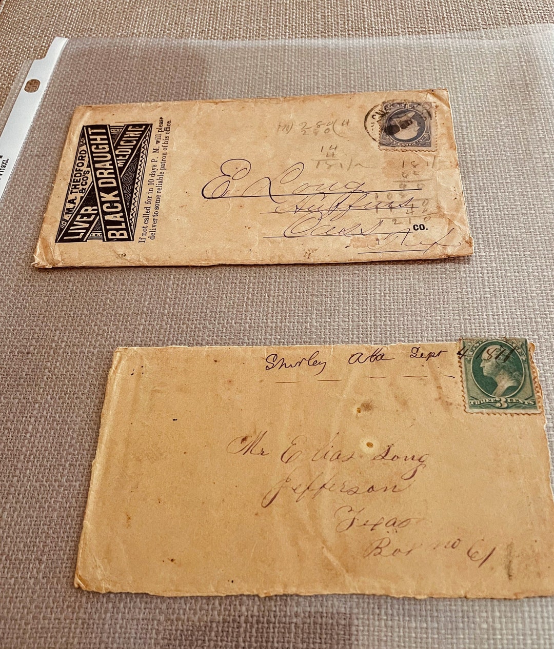 Antique 1800s ~ United States POSTAGE STAMPS & ENVELOPES ~ 19th Century ...