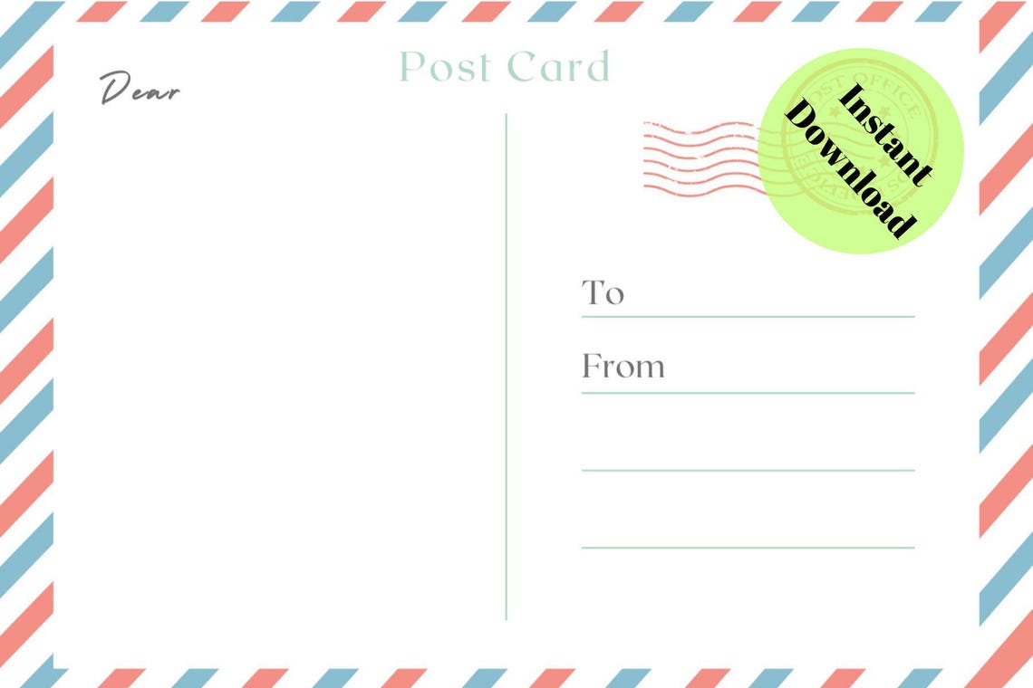 6x4 Inch Printable Vintage Retro Comedy Postcard (football) Jpeg and ...