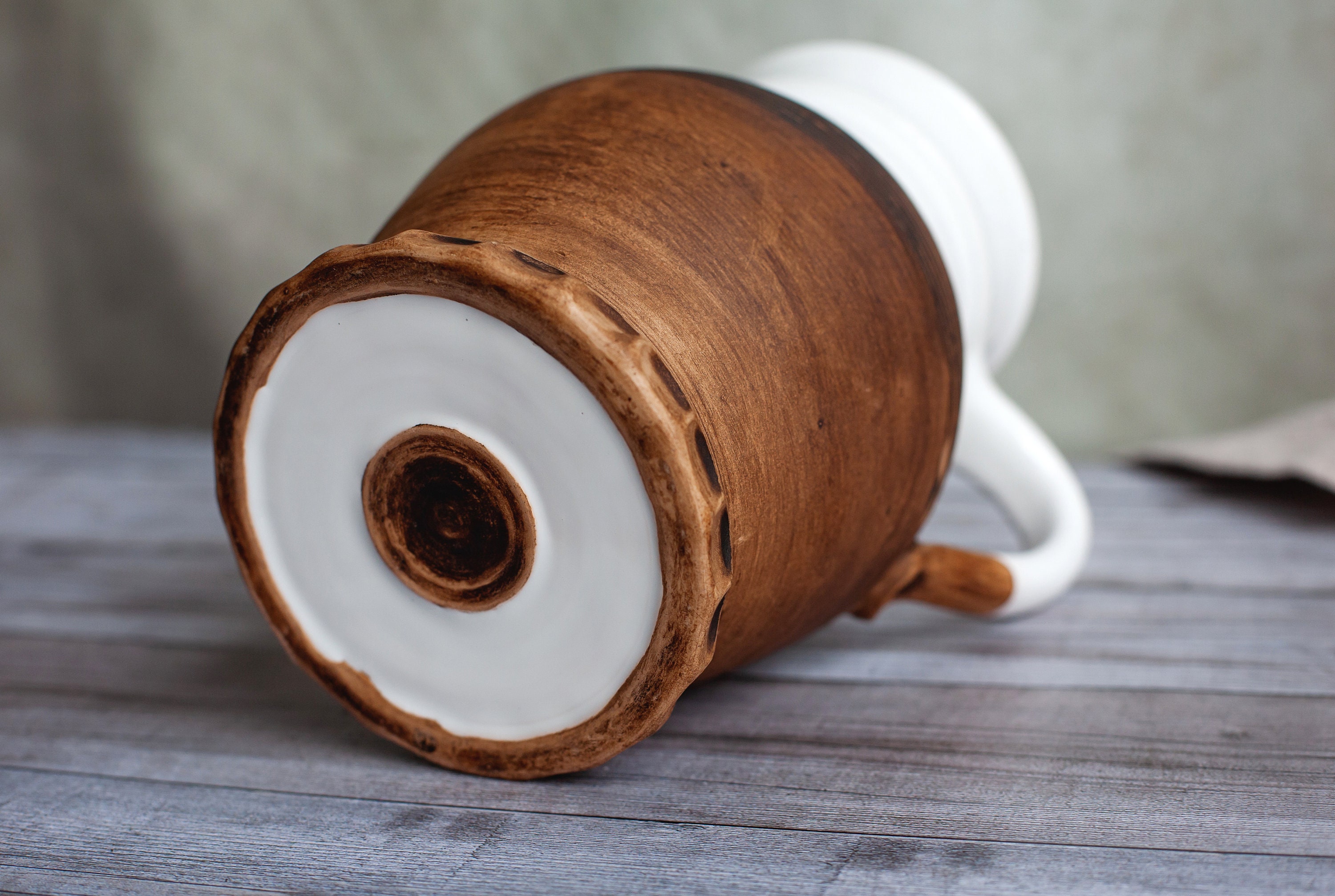 Ceramic water pitcher Stoneware Rustic Serving Beer pitcher | Etsy