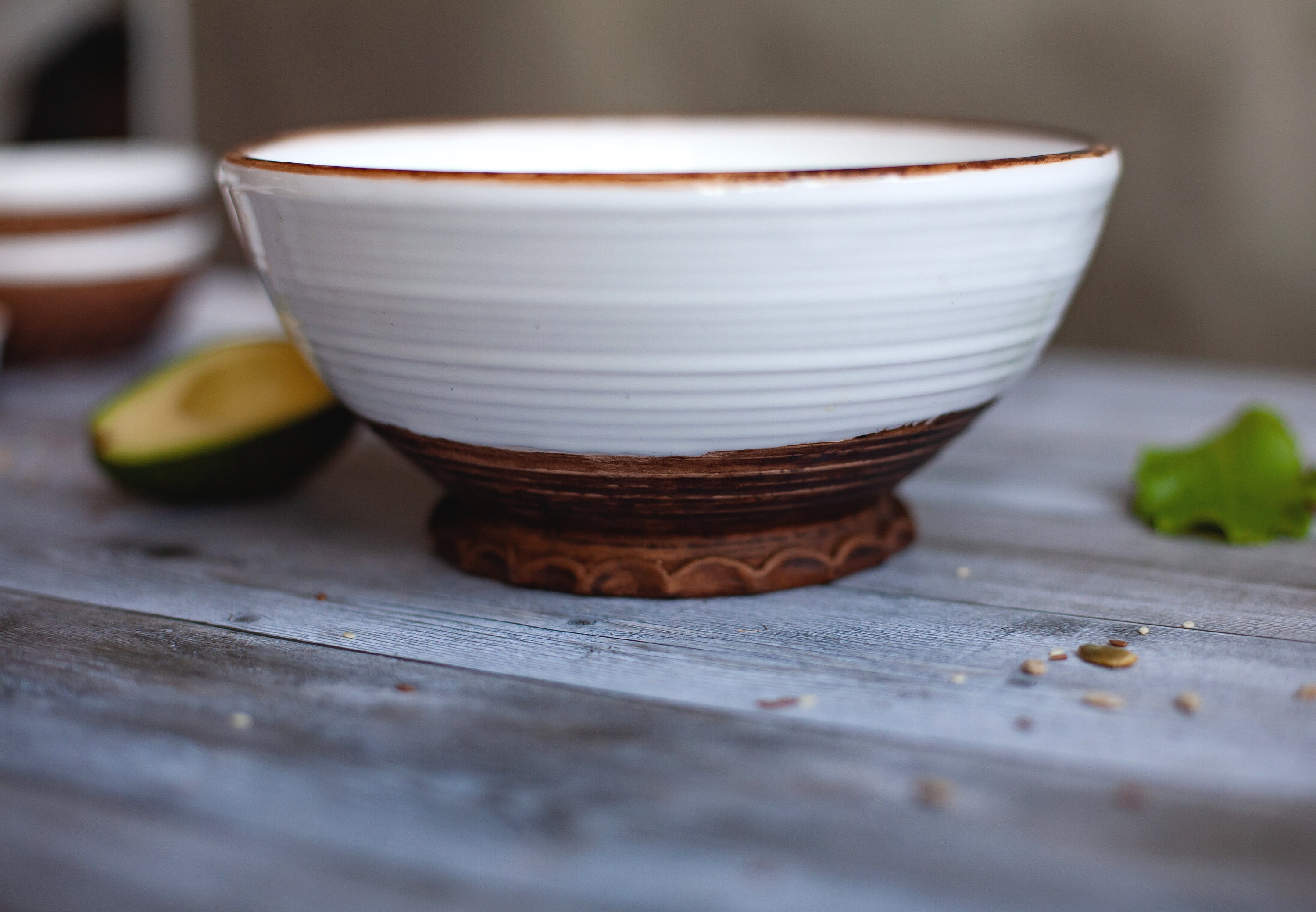 Large Ceramic Bowl,big Fruit Bowl,stoneware Salad Bowl,minimalist ...