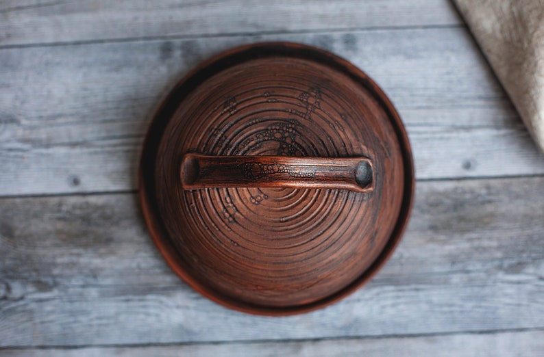 Round Butter Dish With Lid Ceramic Cheese Keeper Handmade | Etsy