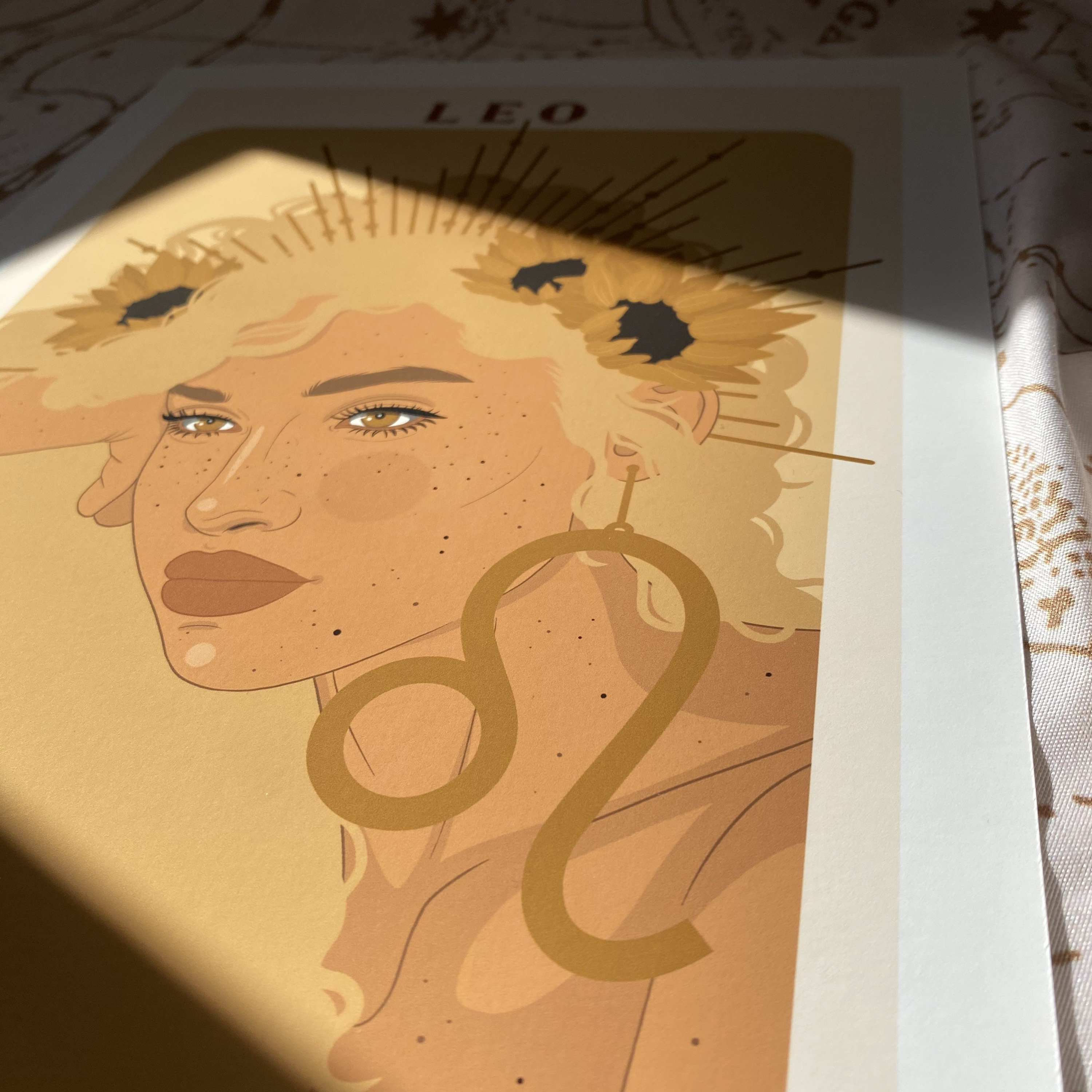 Leo / Star Sign / Zodiac / Art Print by Bec Flattley | Etsy Australia