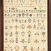 Cross Stitch Sampler Antique Amish Reproduction 19th Century | Etsy