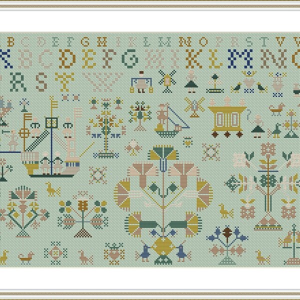 Dutch Sampler - Etsy