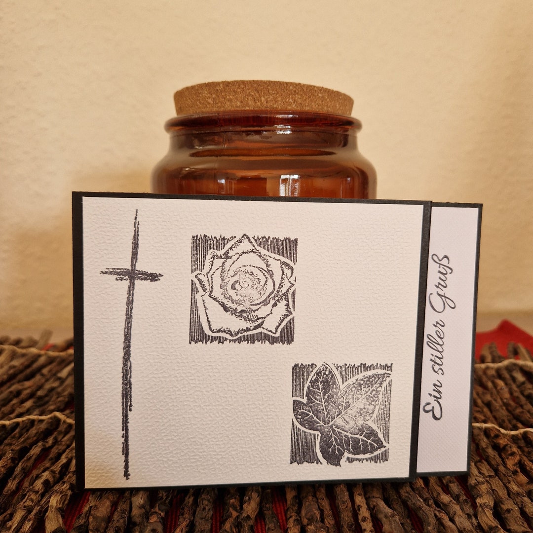 Mourning Card / Condolence Card Silent Sympathy / Condolence Card ...
