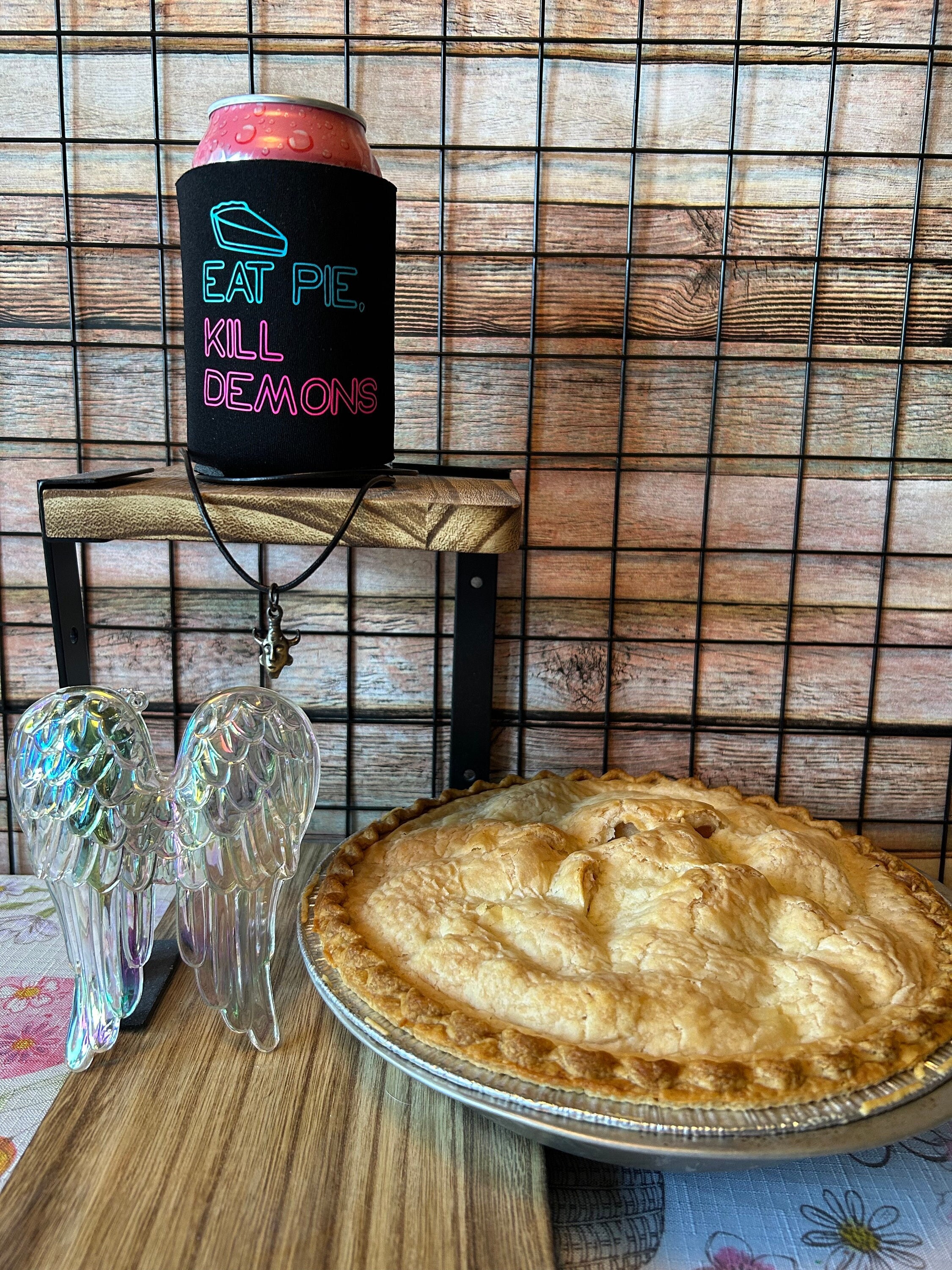Glow-in-the-dark Supernatural eat Pie Kill Demons - Etsy