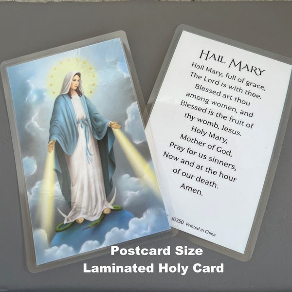 Hail Mary Prayer - Etsy